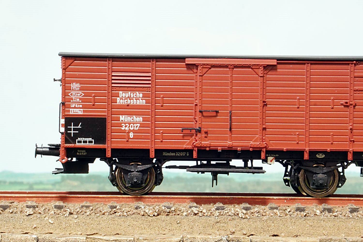 Vagon inchis Brawa 49807